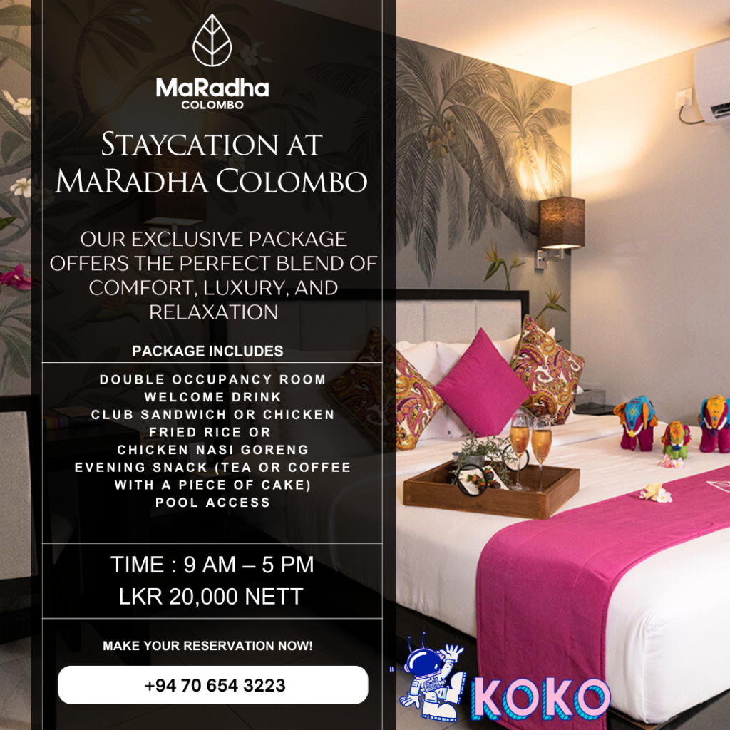 About MaRadha Colombo: Colombo's Urban Retreat & Hospitality Haven